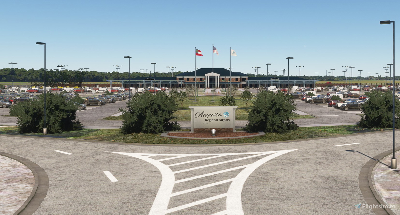 KAGS Augusta Regional Airport at Bush Field for Microsoft Flight ...
