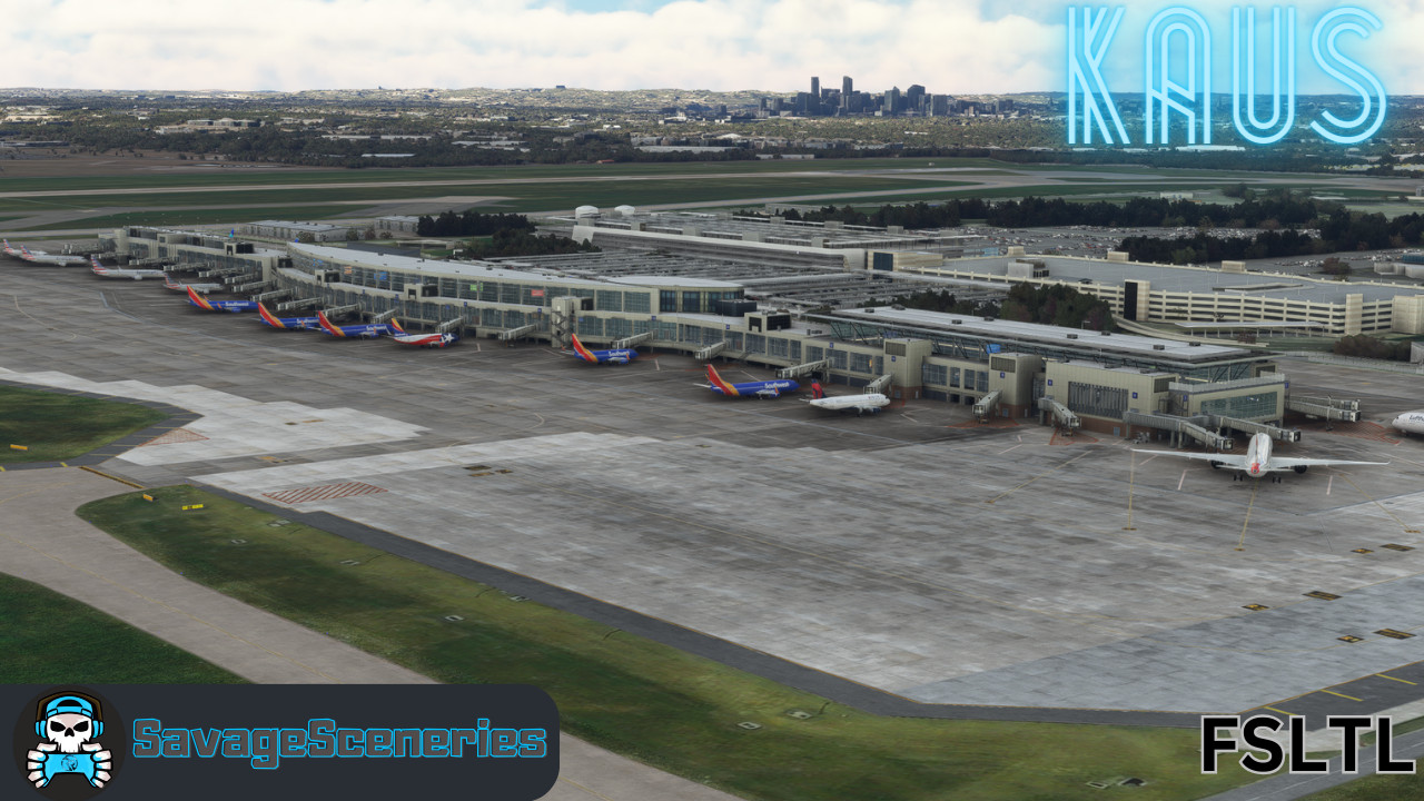 KAUS FSLTL Static Aircraft - MSFS Add-on - Flightsim.to