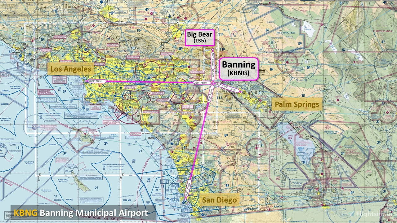 Banning Municipal Airport (KBNG) for Microsoft Flight Simulator | MSFS