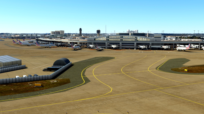 KDFW FSLTL Static Aircraft for Microsoft Flight Simulator | MSFS