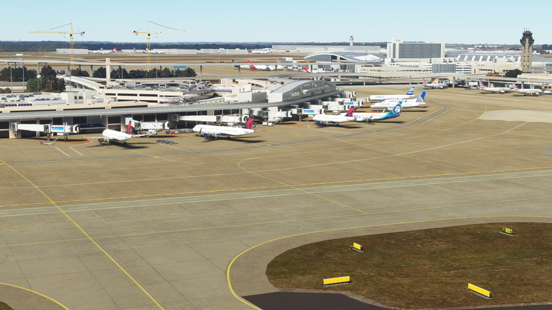 KDFW FSLTL Static Aircraft for Microsoft Flight Simulator | MSFS