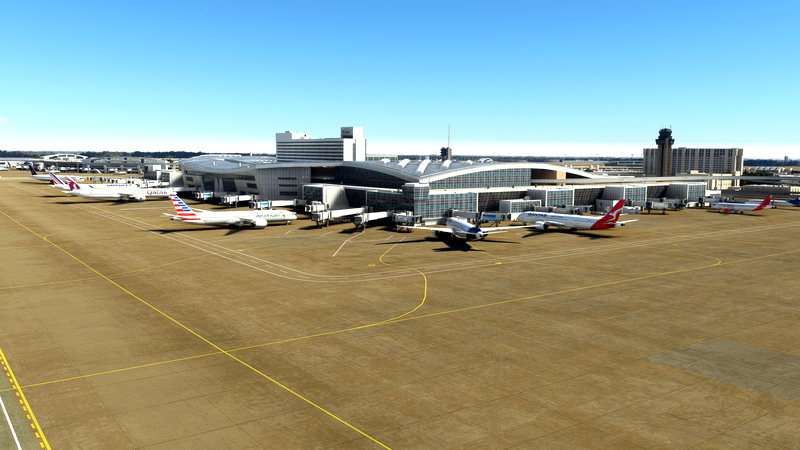 KDFW FSLTL Static Aircraft for Microsoft Flight Simulator | MSFS
