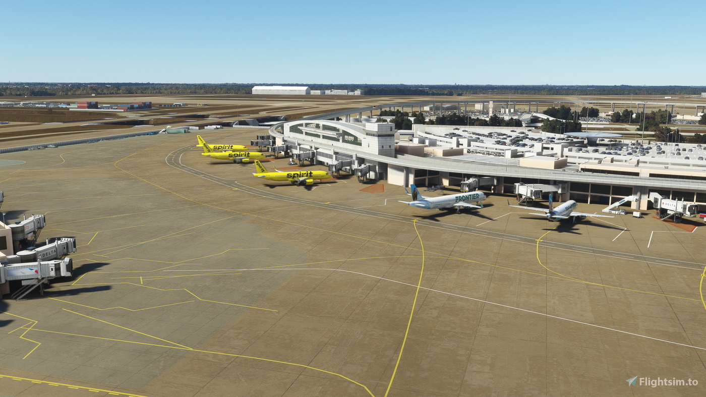 KDFW FSLTL Static Aircraft for Microsoft Flight Simulator | MSFS