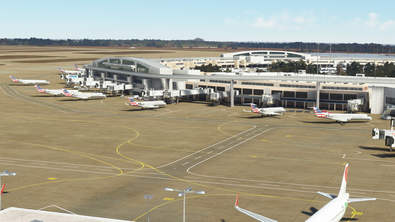 KDFW FSLTL Static Aircraft for Microsoft Flight Simulator | MSFS