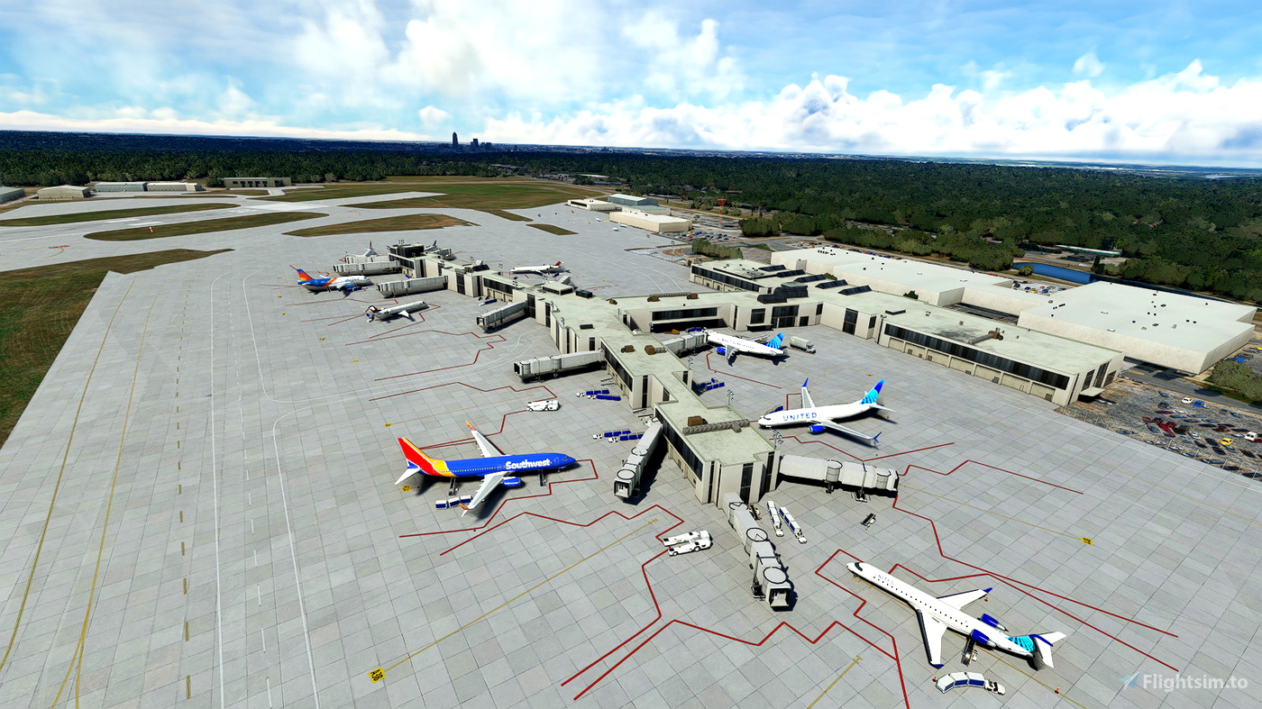 KDSM Des Moines Intl for Microsoft Flight Simulator | MSFS