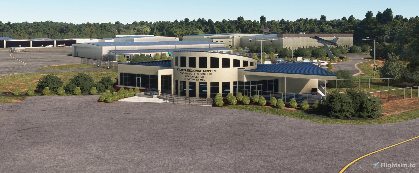 KFFC - Atlanta Regional Airport - Falcon Field for Microsoft Flight ...