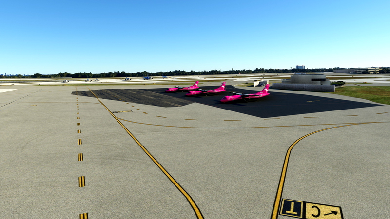 KFLL FSLTL Static Aircraft for Microsoft Flight Simulator | MSFS