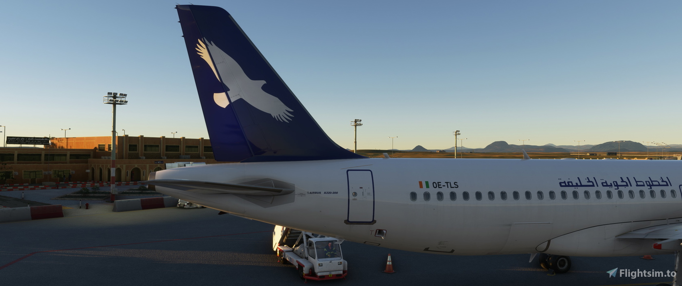 Khalifa Airways A320-231 [EI-TLS] / FENIX A320 V2 IAE (4K/8K) für Microsoft Flight Simulator | MSFS