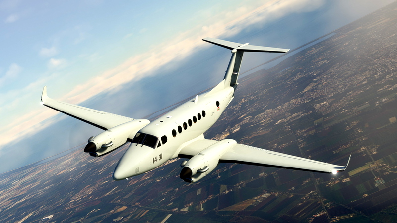 King Air 350ER ITAF MM62317 for Microsoft Flight Simulator | MSFS