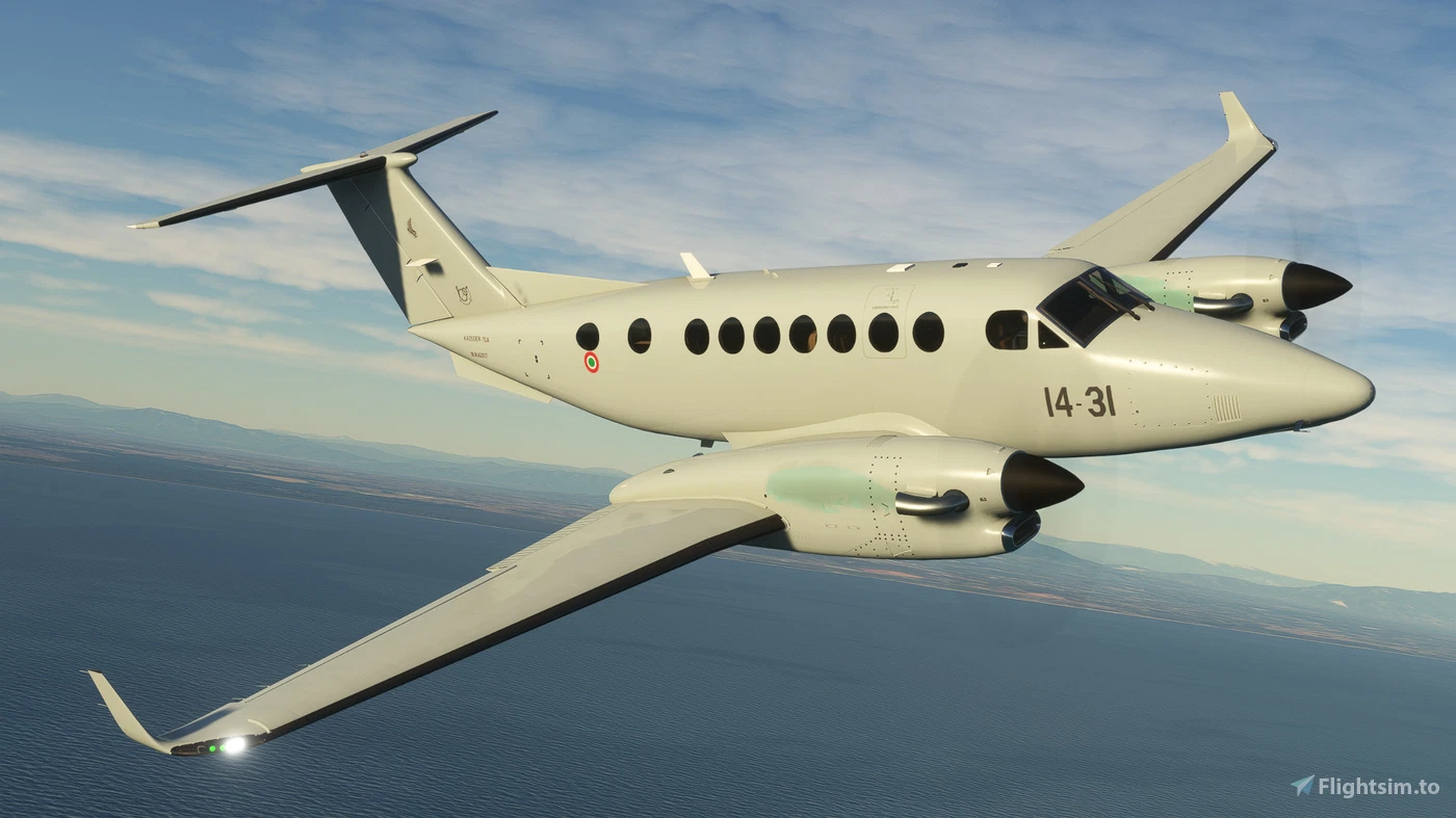 King Air 350ER ITAF MM62317 for Microsoft Flight Simulator | MSFS