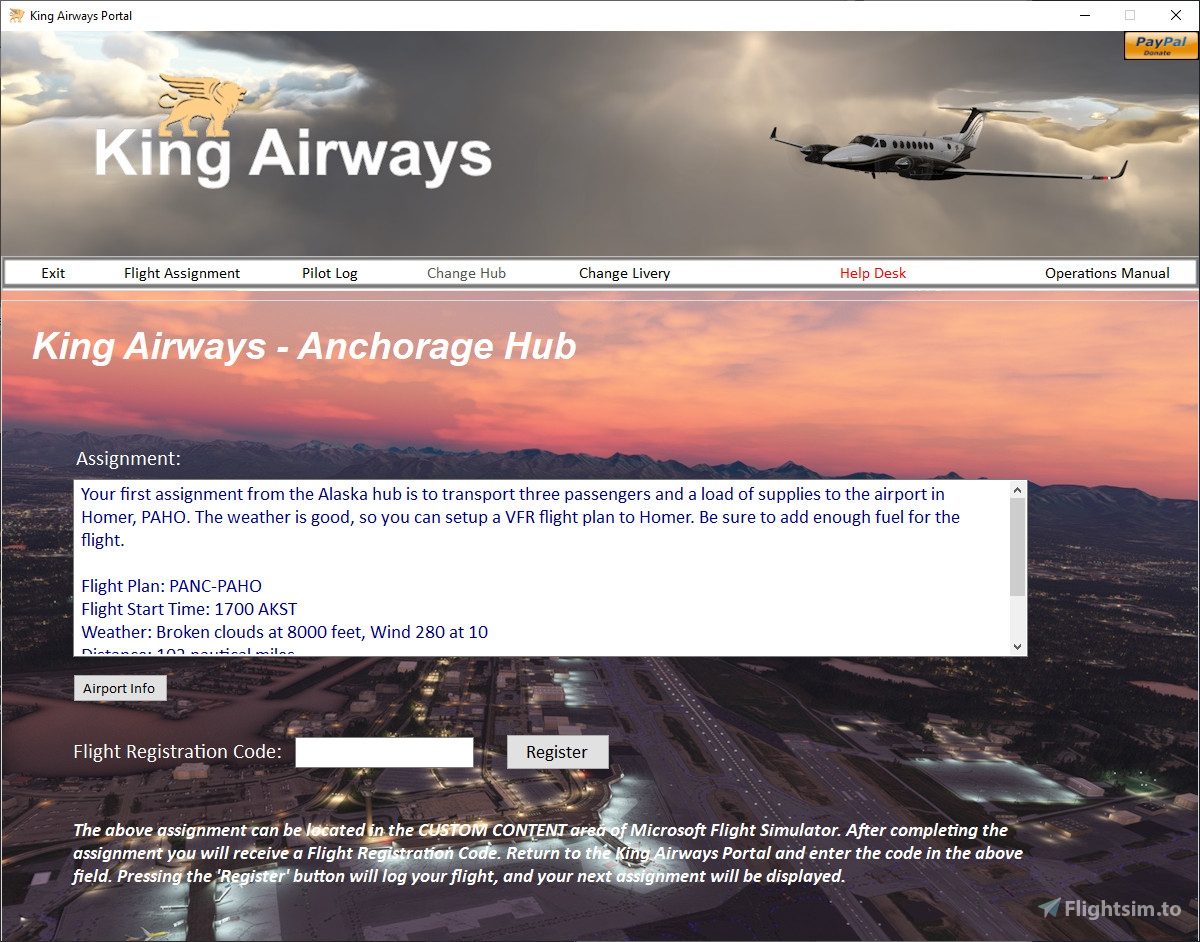 King Airways Virtual Airline v1.3.0 for Microsoft Flight Simulator | MSFS