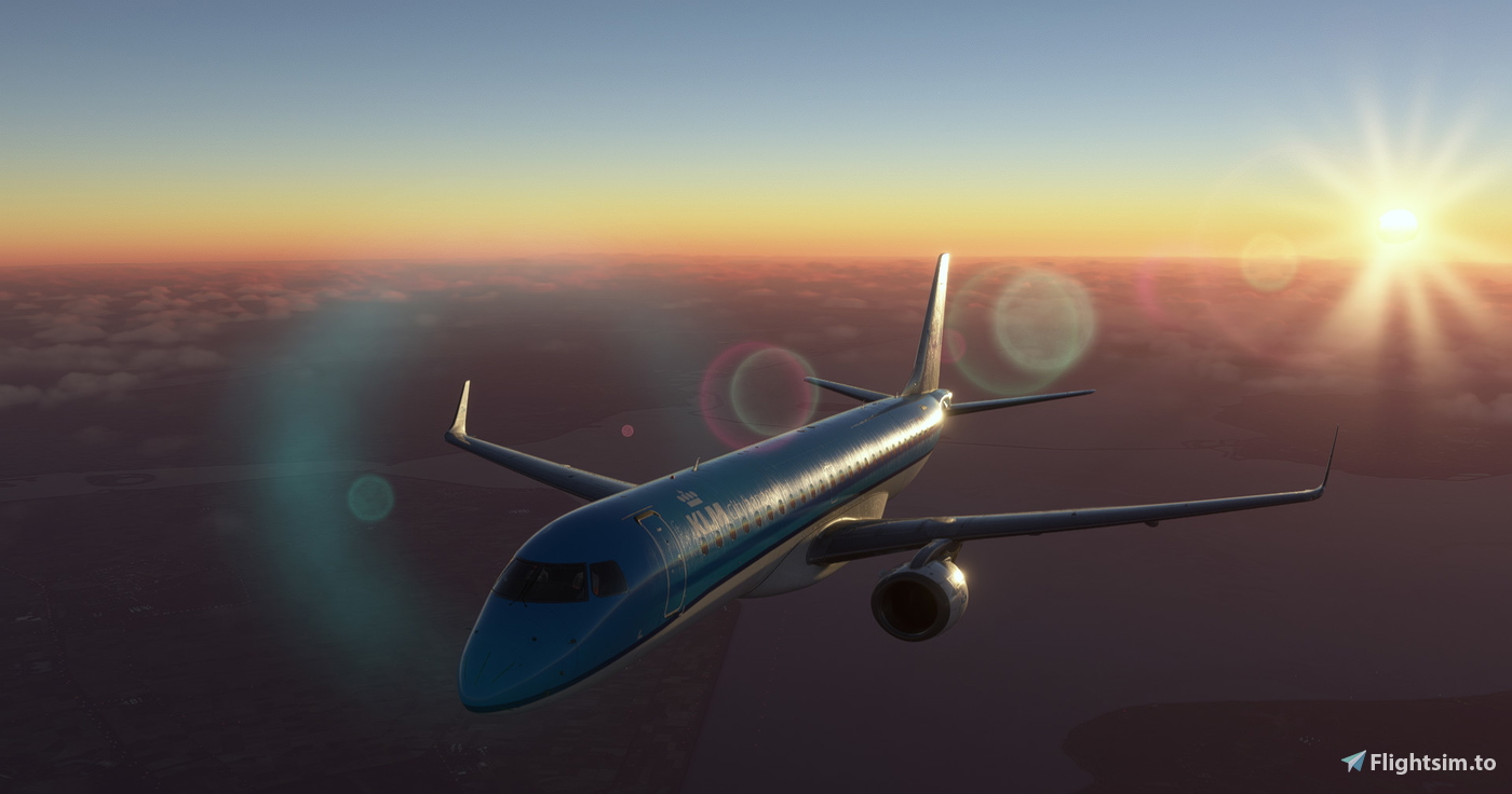 KLM Cityhopper Embraer E190 Pack - FlightSim Studio 对于 Microsoft Flight ...