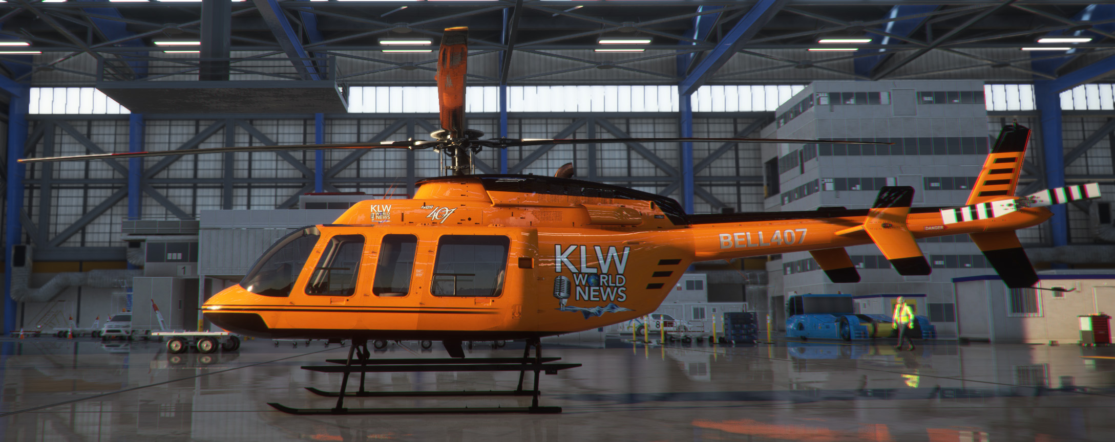 KLW News Bell 222 x3 colour livery pack - MSFS Add-on - Flightsim.to
