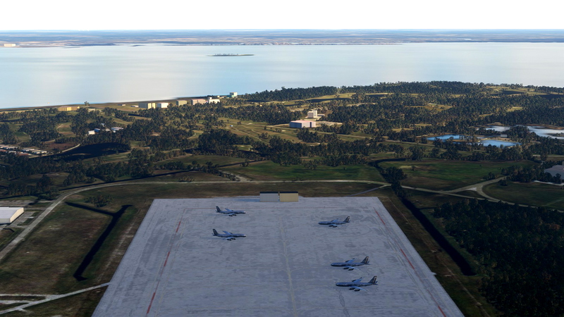 KMCF MacDill AFB Static Aircraft for Microsoft Flight Simulator | MSFS