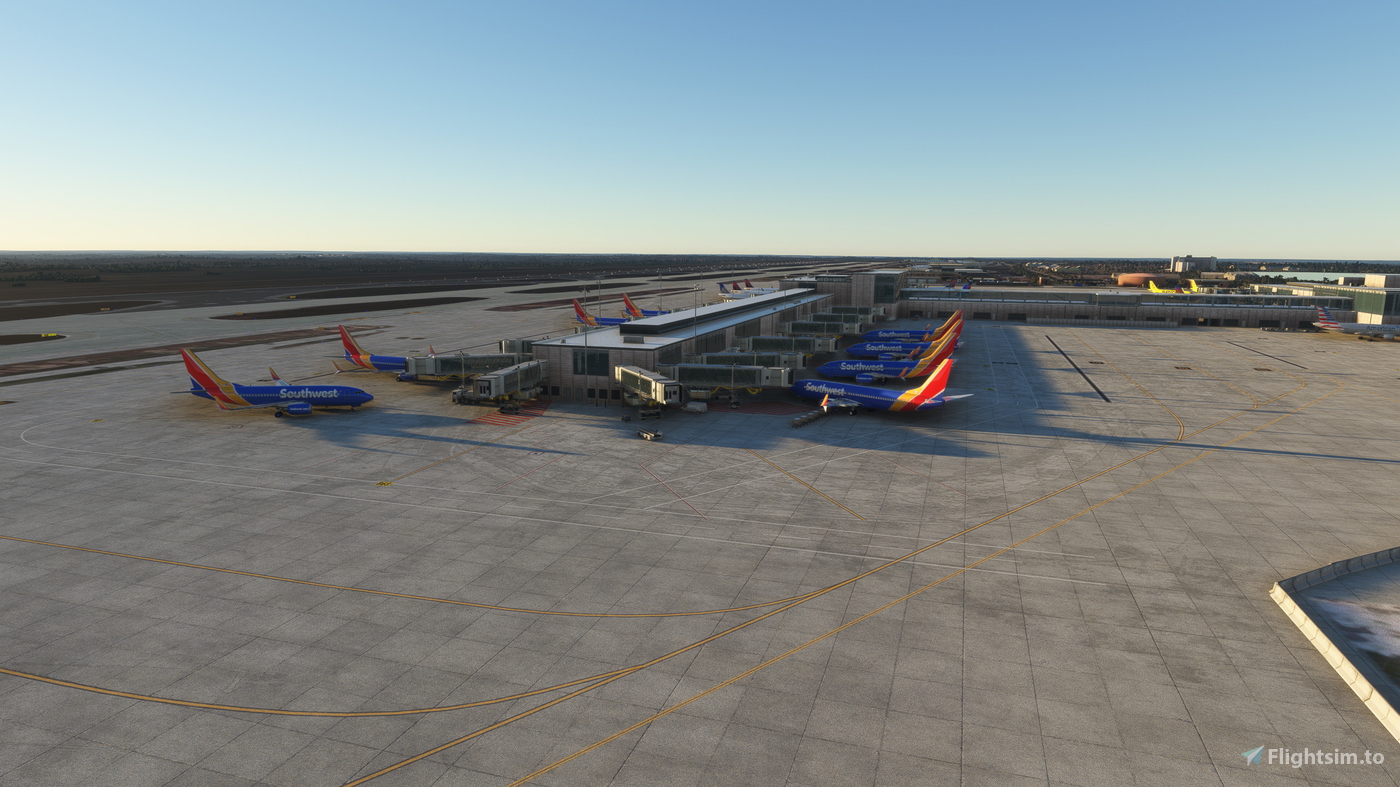 KMCI FSLTL Static Aircraft V2.0 for Microsoft Flight Simulator | MSFS