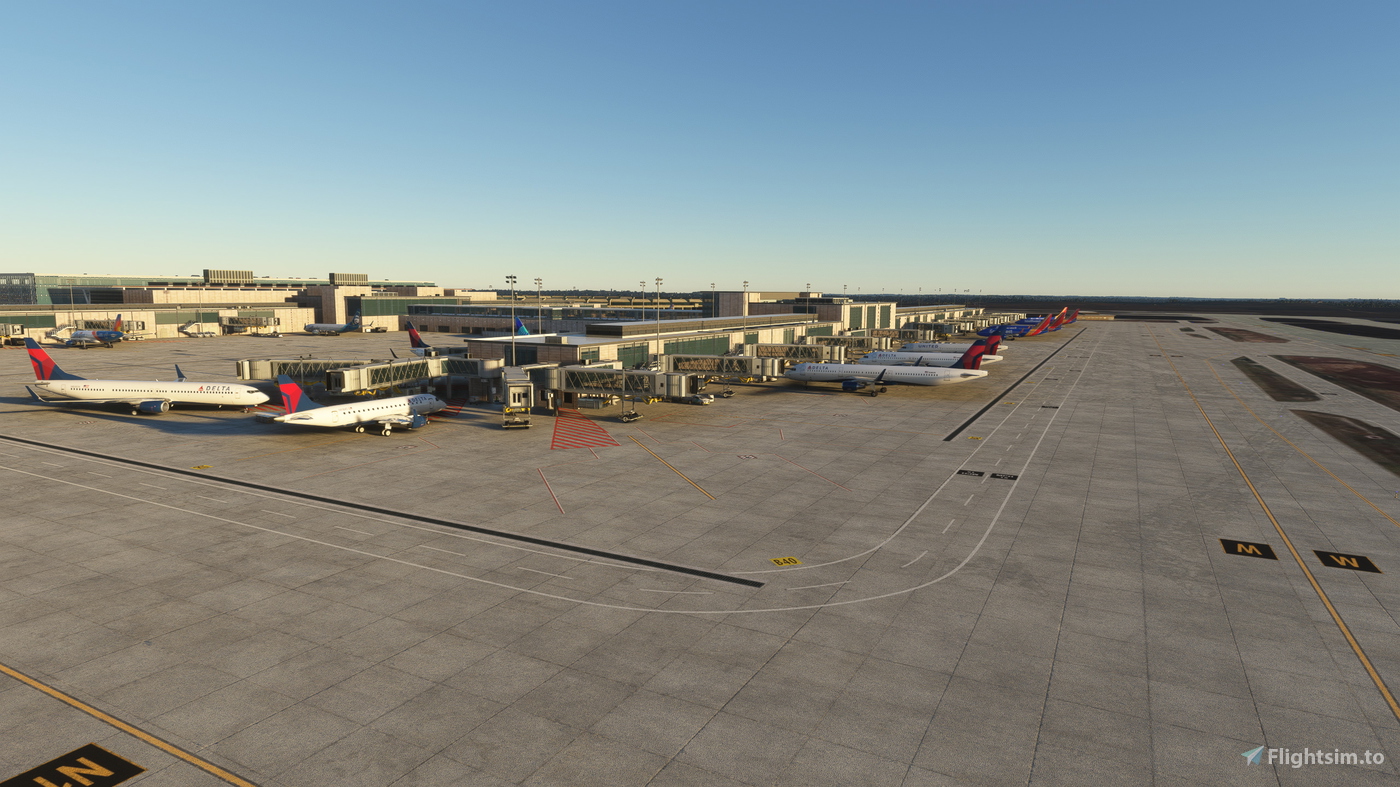 KMCI FSLTL Static Aircraft V2.0 for Microsoft Flight Simulator | MSFS