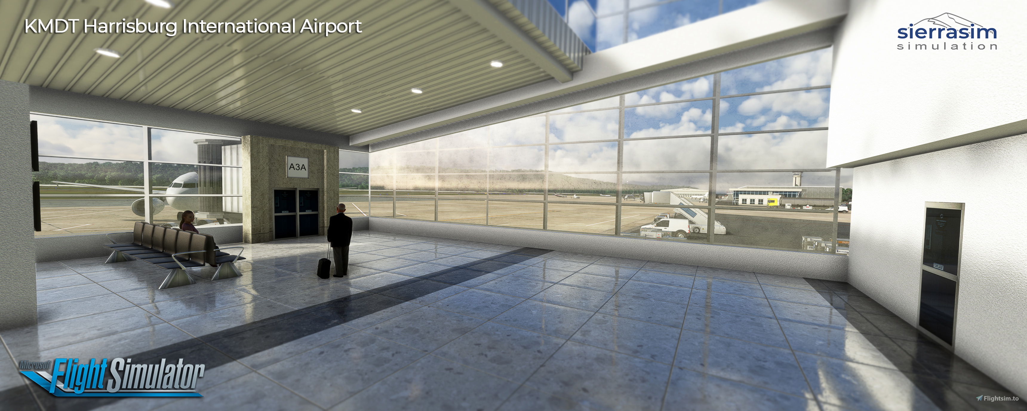 Sierrasim - KMDT - Harrisburg International Airport for Microsoft ...