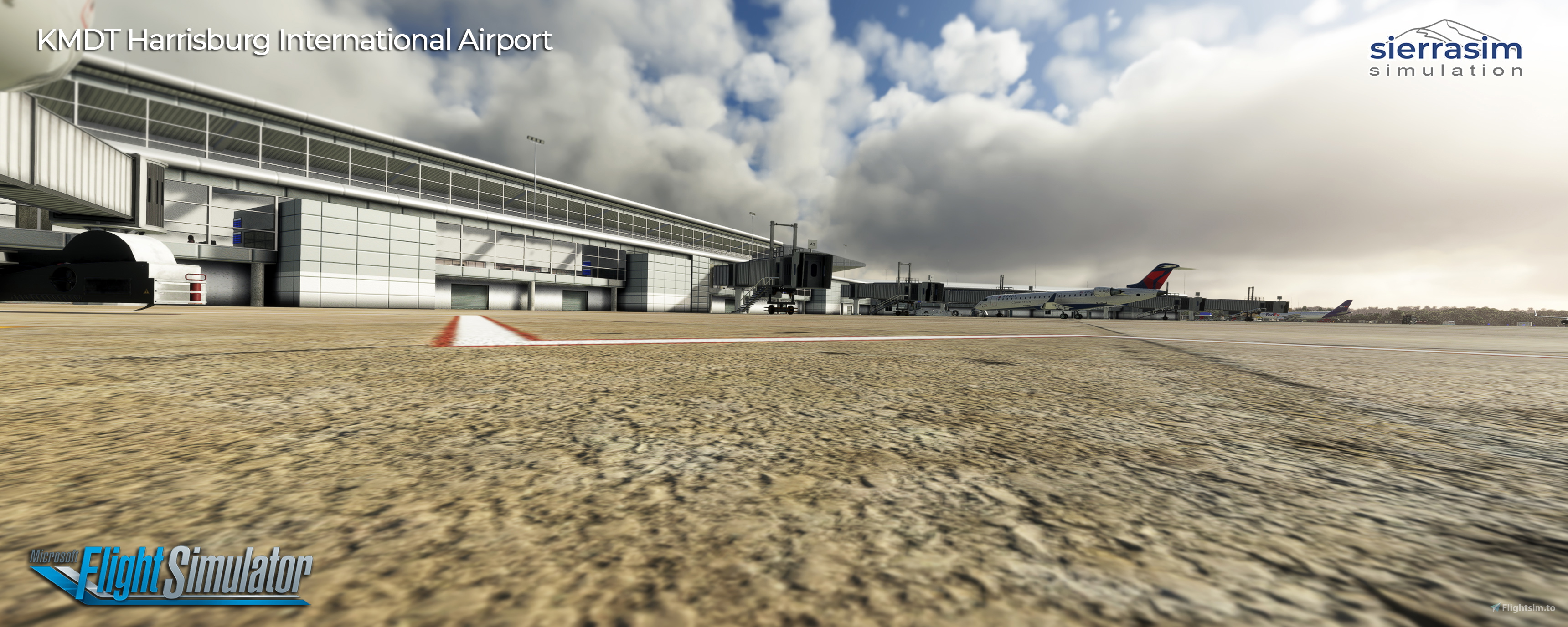 Sierrasim - KMDT - Harrisburg International Airport for Microsoft ...