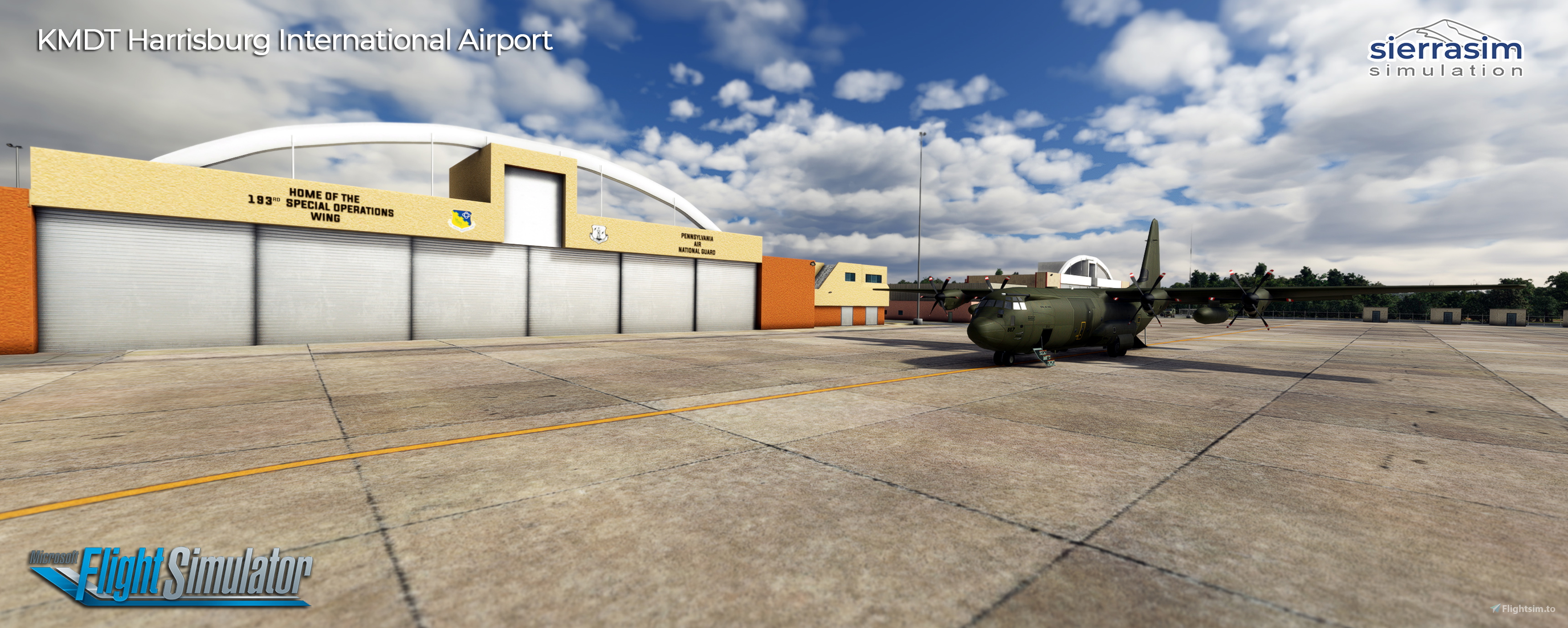 Sierrasim - KMDT - Harrisburg International Airport for Microsoft ...