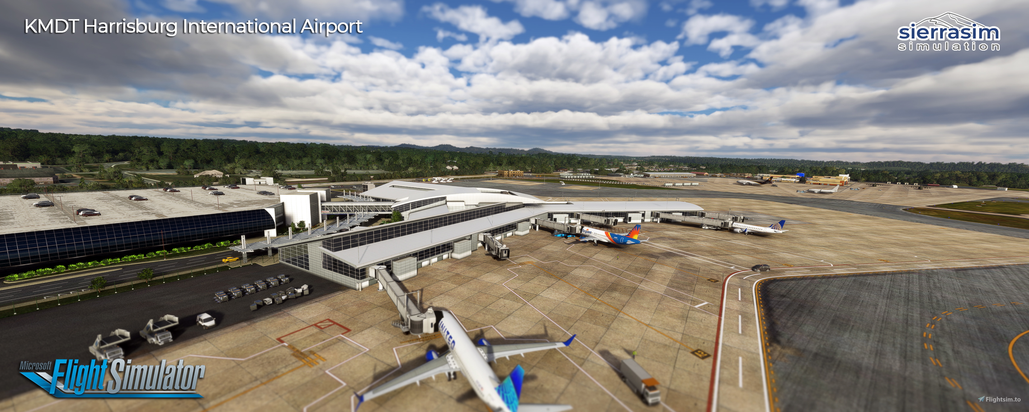 Sierrasim - KMDT - Harrisburg International Airport for Microsoft ...