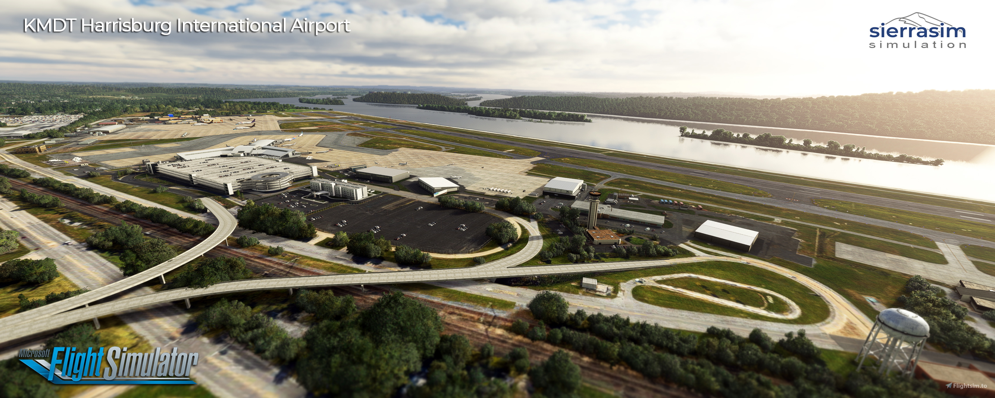 Sierrasim - KMDT - Harrisburg International Airport for Microsoft ...