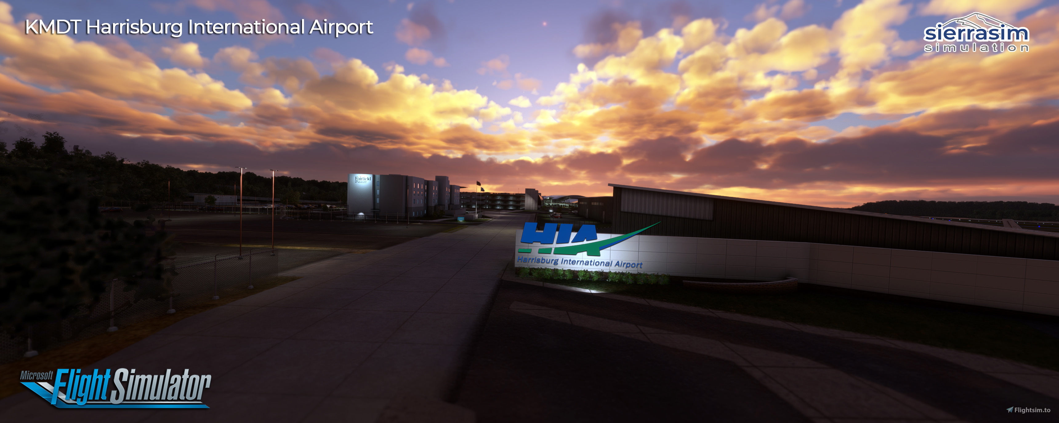 Sierrasim - KMDT - Harrisburg International Airport for Microsoft ...