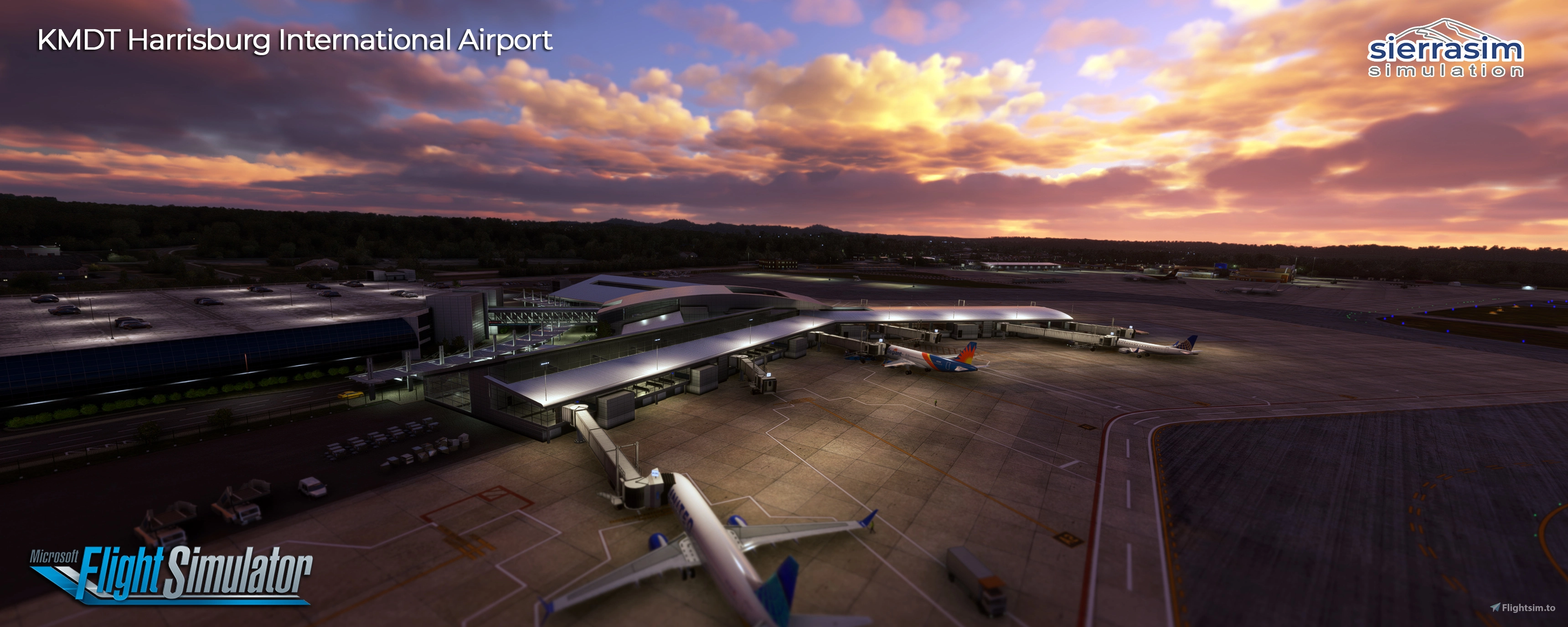 Sierrasim - KMDT - Harrisburg International Airport for Microsoft ...