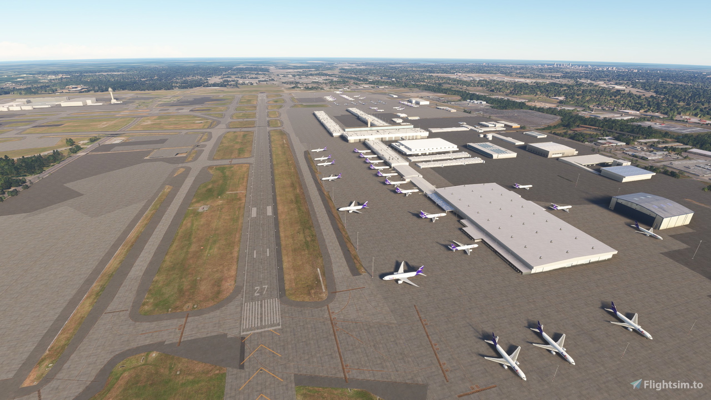 KMEM FSLTL Static Aircrafts for Microsoft Flight Simulator | MSFS