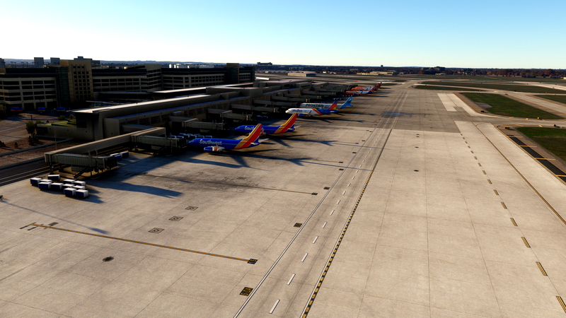 KMSP FSLTL Static Aircraft for Microsoft Flight Simulator | MSFS