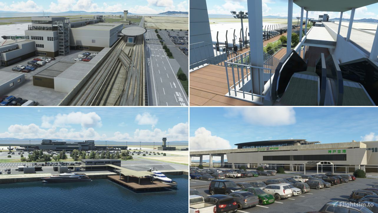 (RJBE) Kobe Airport for Microsoft Flight Simulator | MSFS