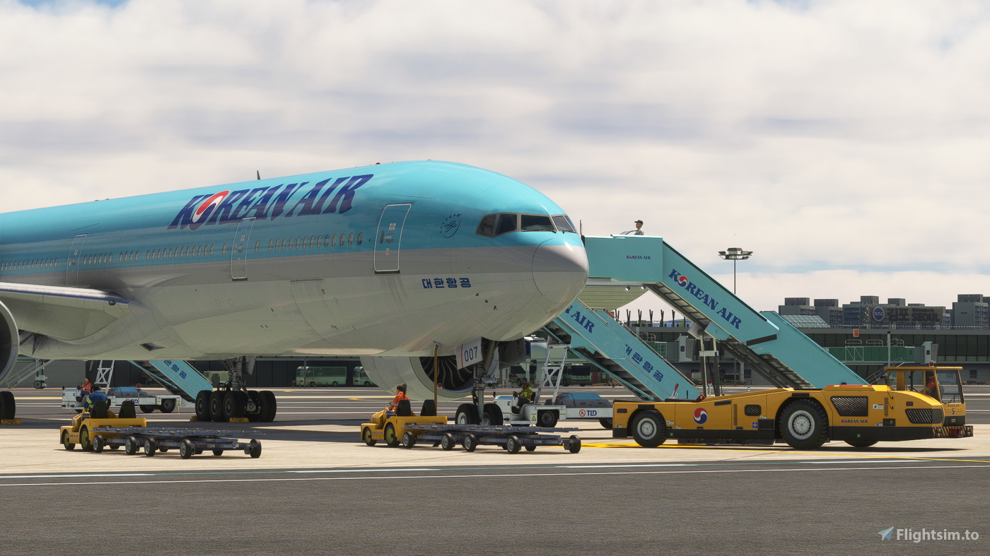 Korean Air HL8007 (with Cabin Interior) / PMDG B777-300ER für Microsoft Flight Simulator | MSFS