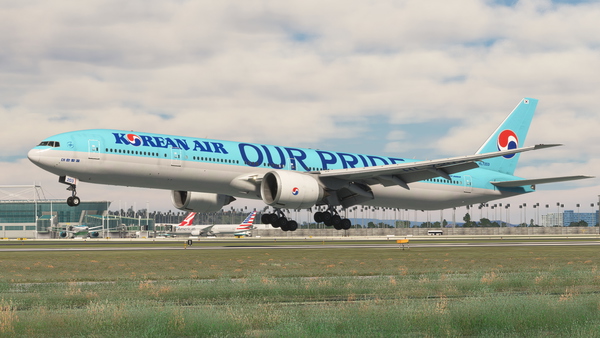 KOREAN AIR 50TH ANNIVERSARY HL8009 (with Cabin Interior) / PMDG B777-300ER 对于 Microsoft Flight ...