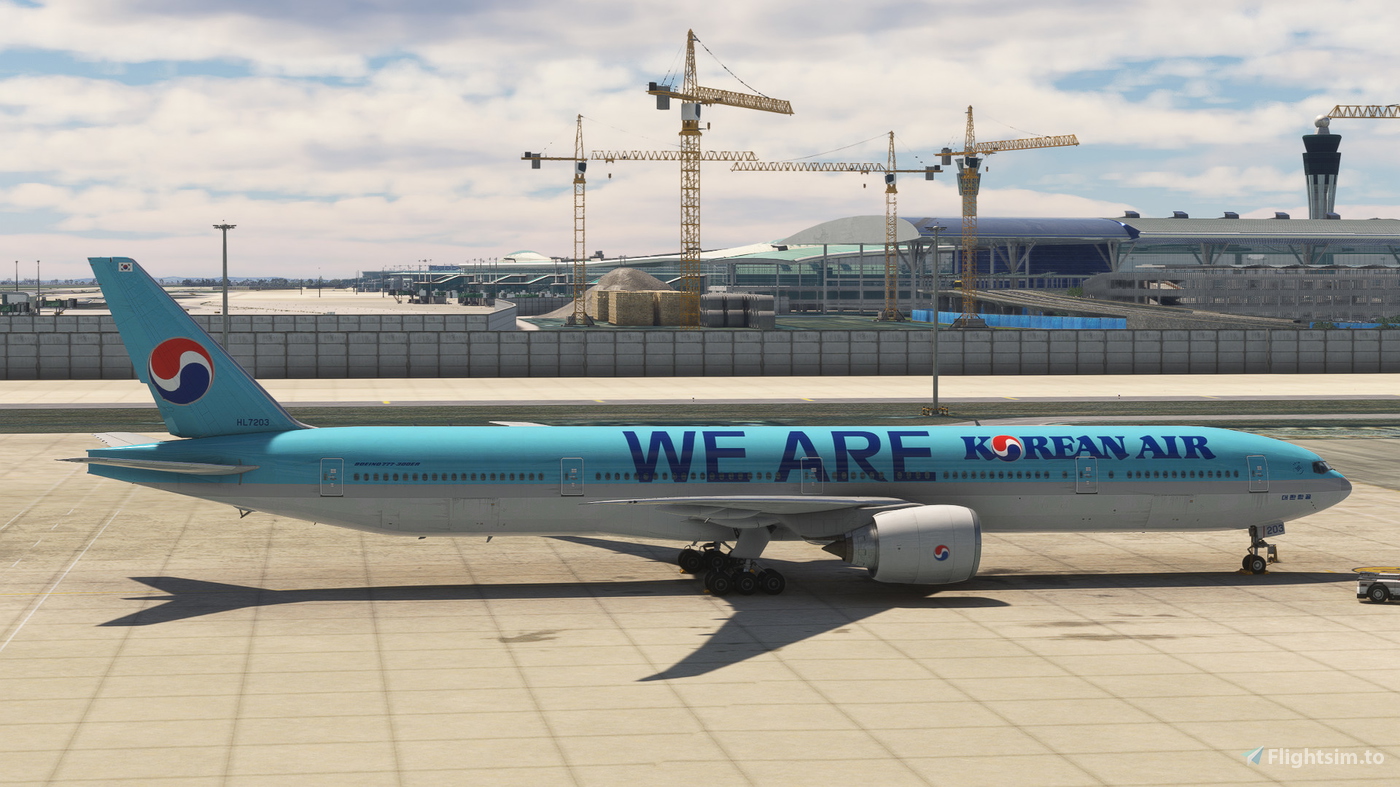 KOREAN AIR OUR PRIDE HL7203 (with Cabin Interior) / PMDG B777-300ER for Microsoft Flight ...