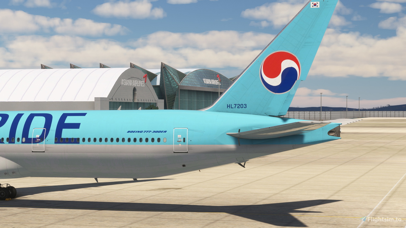 KOREAN AIR OUR PRIDE HL7203 (with Cabin Interior) / PMDG B777-300ER for Microsoft Flight ...
