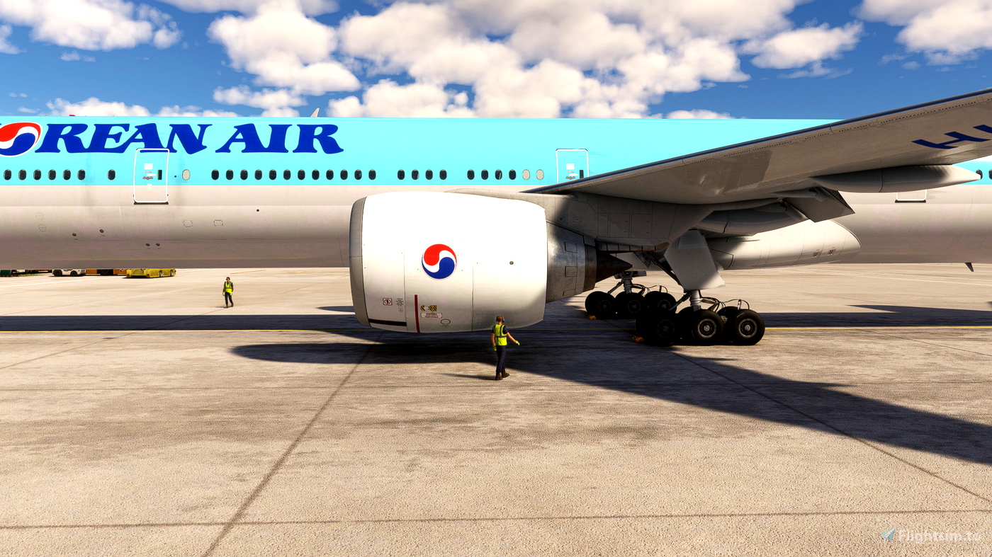KOREAN AIR OUR PRIDE HL7203 (with Cabin Interior) / PMDG B777-300ER for Microsoft Flight ...