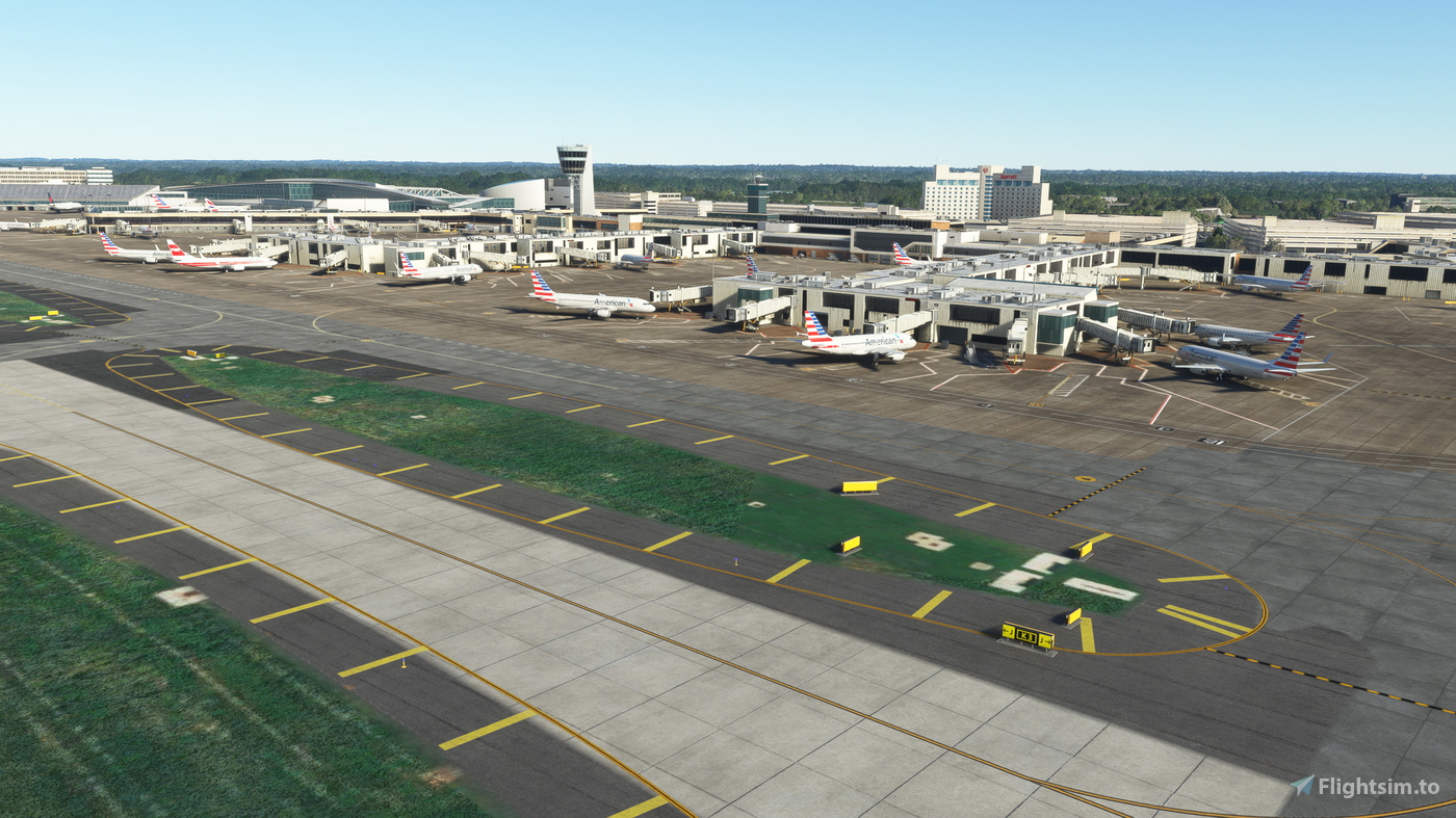 KPHL FSLTL Static Aircraft for Microsoft Flight Simulator | MSFS