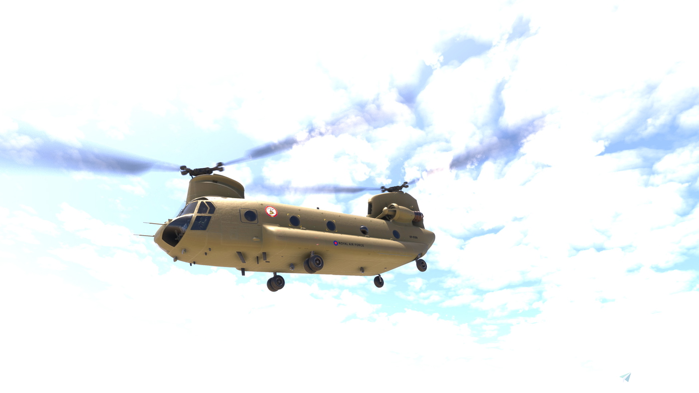 Krait Squadron CH-47F Chinook Desert Tan for Microsoft Flight Simulator ...