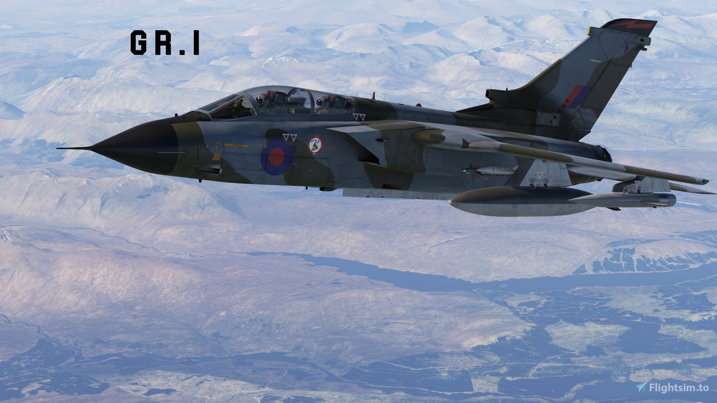 Krait Squadron Liveries for IndiaFoxtEcho's Tornado (ECR/GR.1) 2 Green/Blue RAF pour Microsoft ...