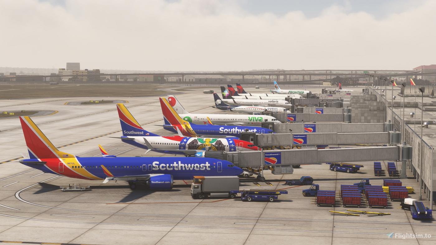 KSAT - inibuilds modified ADE/AFCAD file for Microsoft Flight Simulator | MSFS