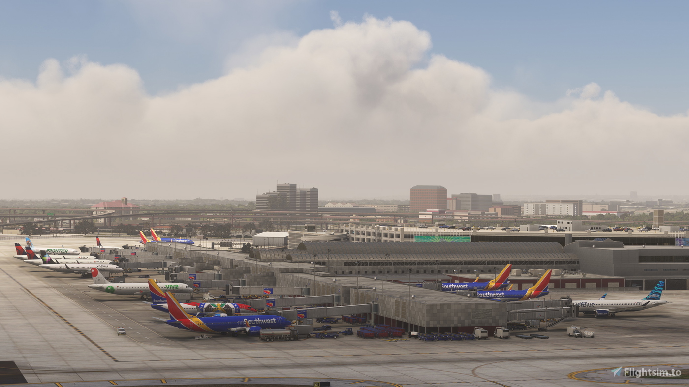 KSAT - inibuilds modified ADE/AFCAD file for Microsoft Flight Simulator | MSFS