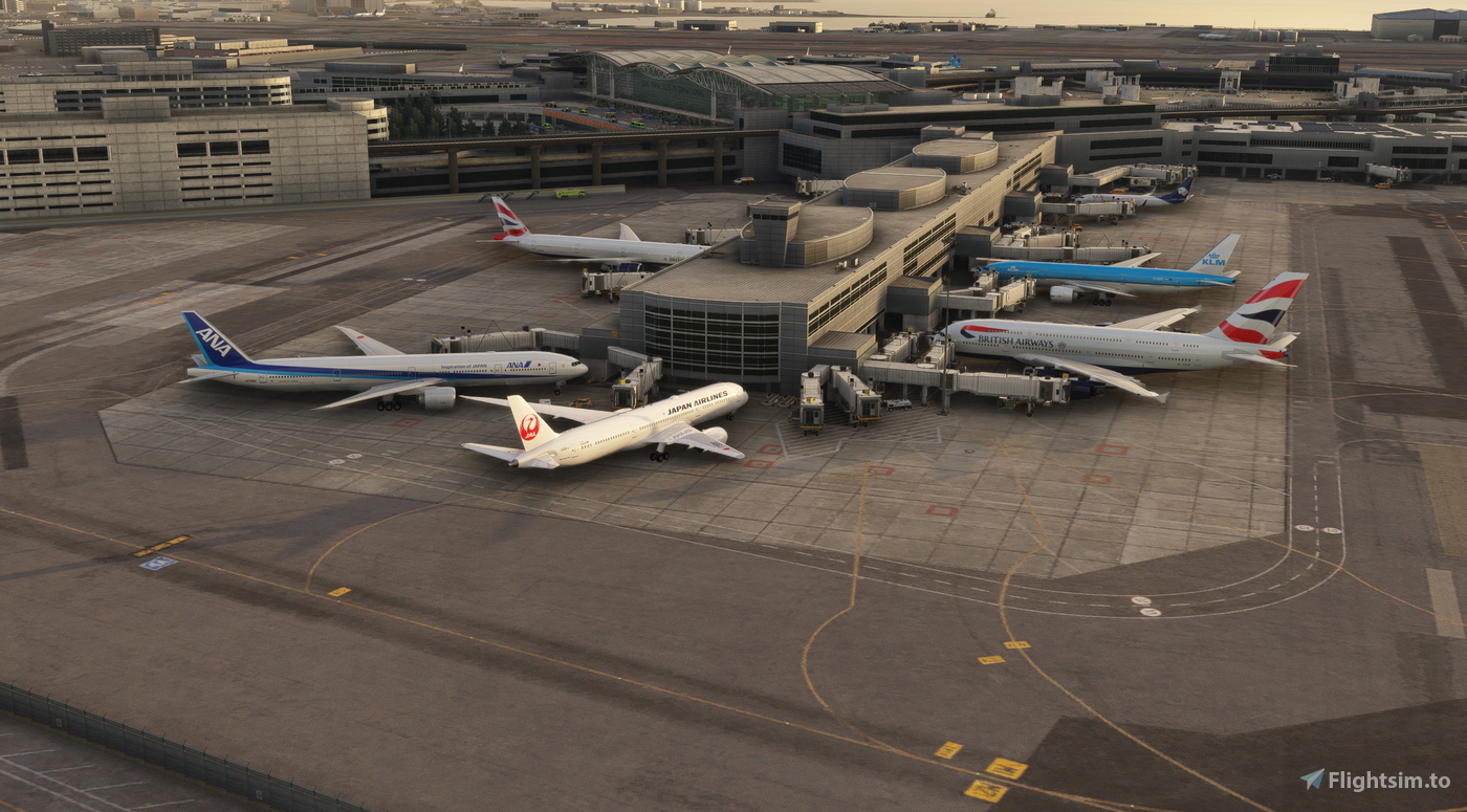 KSFO FSLTL Static Aircraft [BMWorld] for Microsoft Flight Simulator | MSFS