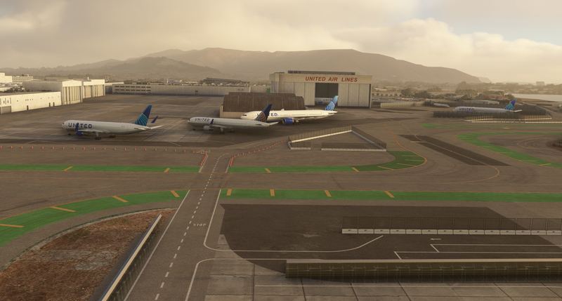 KSFO FSLTL Static Aircraft [BMWorld] for Microsoft Flight Simulator | MSFS