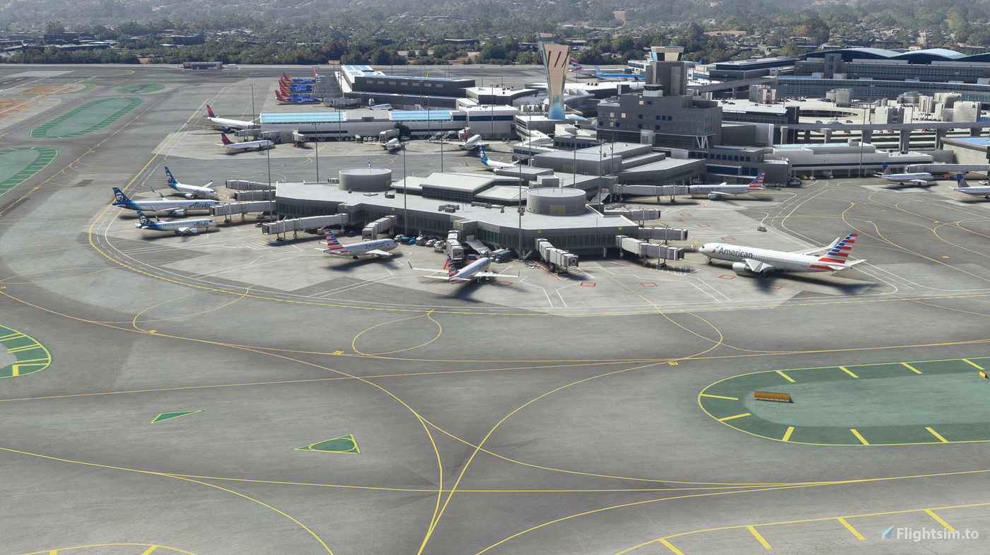 KSFO FSLTL Static Aircraft for Microsoft Flight Simulator | MSFS