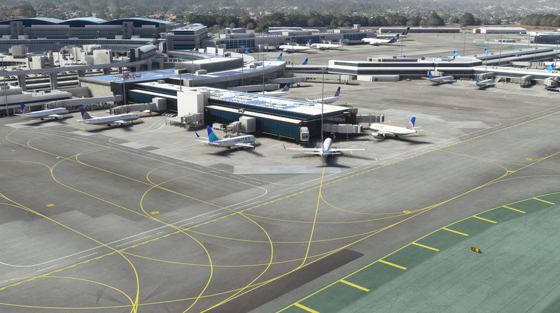 KSFO FSLTL Static Aircraft for Microsoft Flight Simulator | MSFS