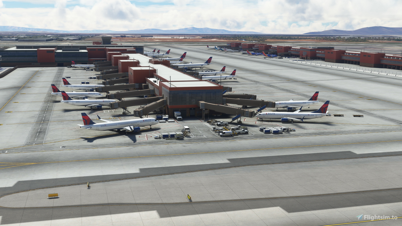 KSLC FSLTL Static Aircraft for Microsoft Flight Simulator | MSFS
