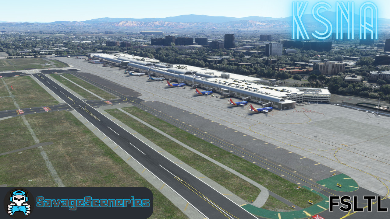 KSNA FSLTL Static Aircraft for Microsoft Flight Simulator | MSFS