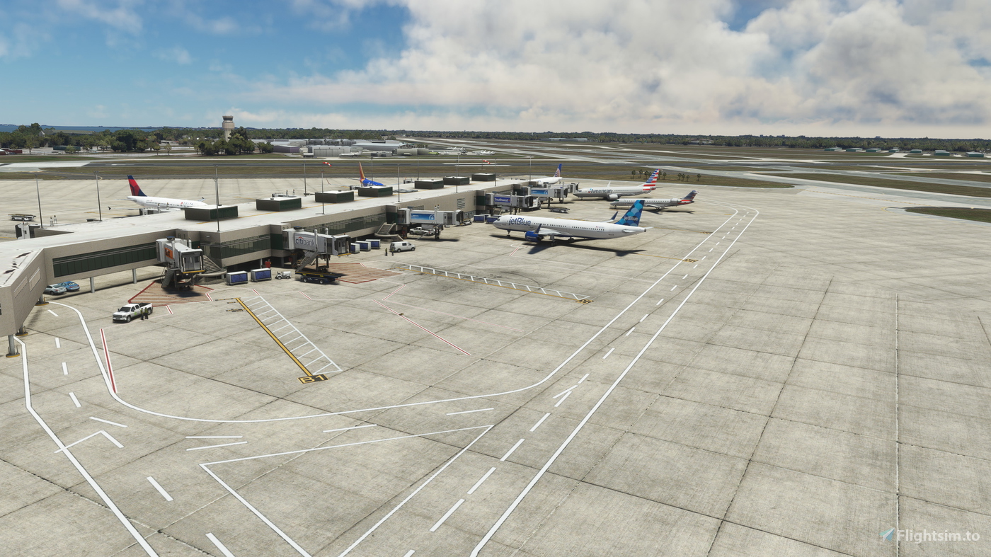 KSRQ FSLTL Static Aircraft for Microsoft Flight Simulator | MSFS