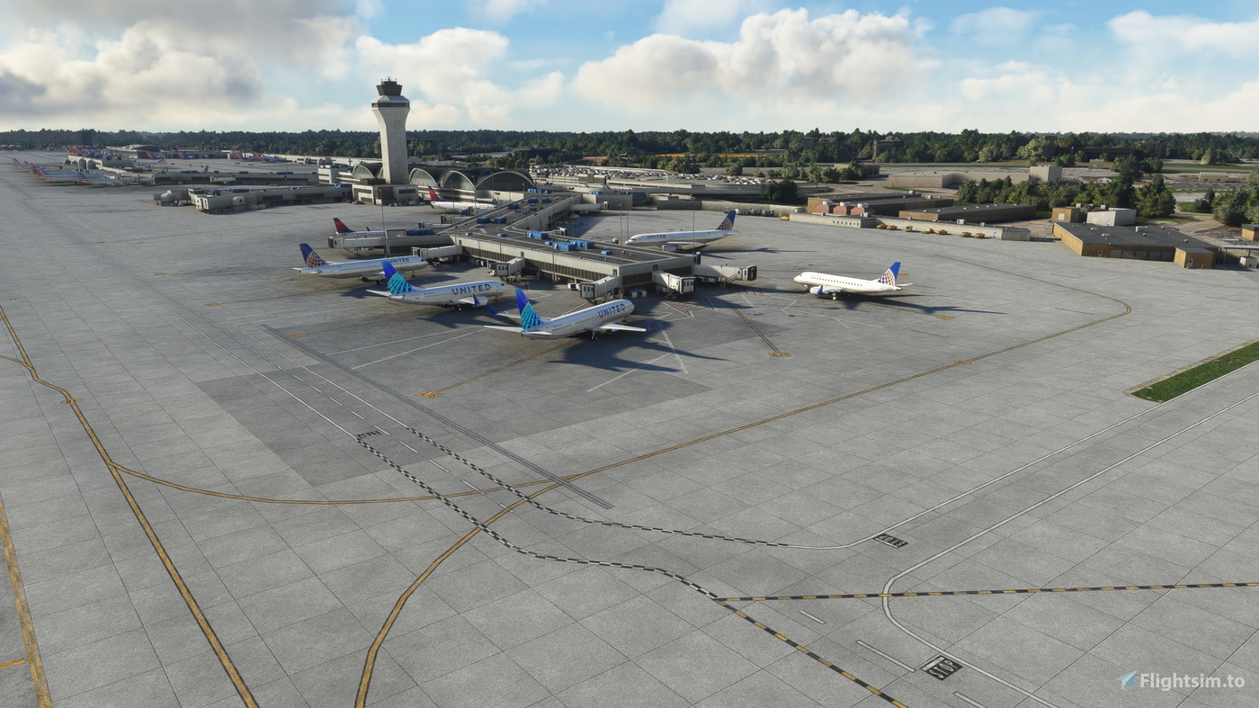 KSTL FSLTL Static Aircraft for Microsoft Flight Simulator | MSFS