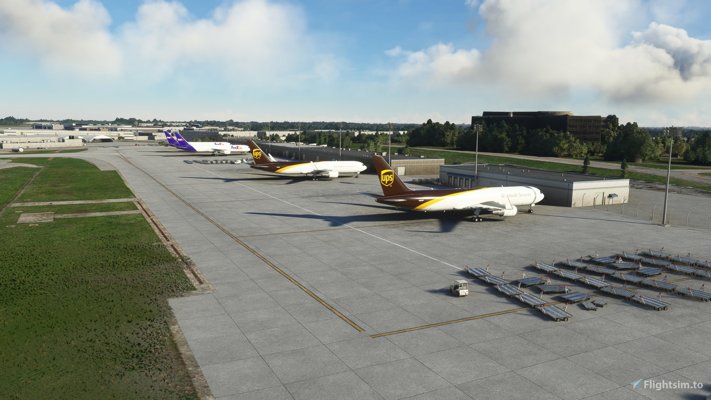 KSTL FSLTL Static Aircraft for Microsoft Flight Simulator | MSFS