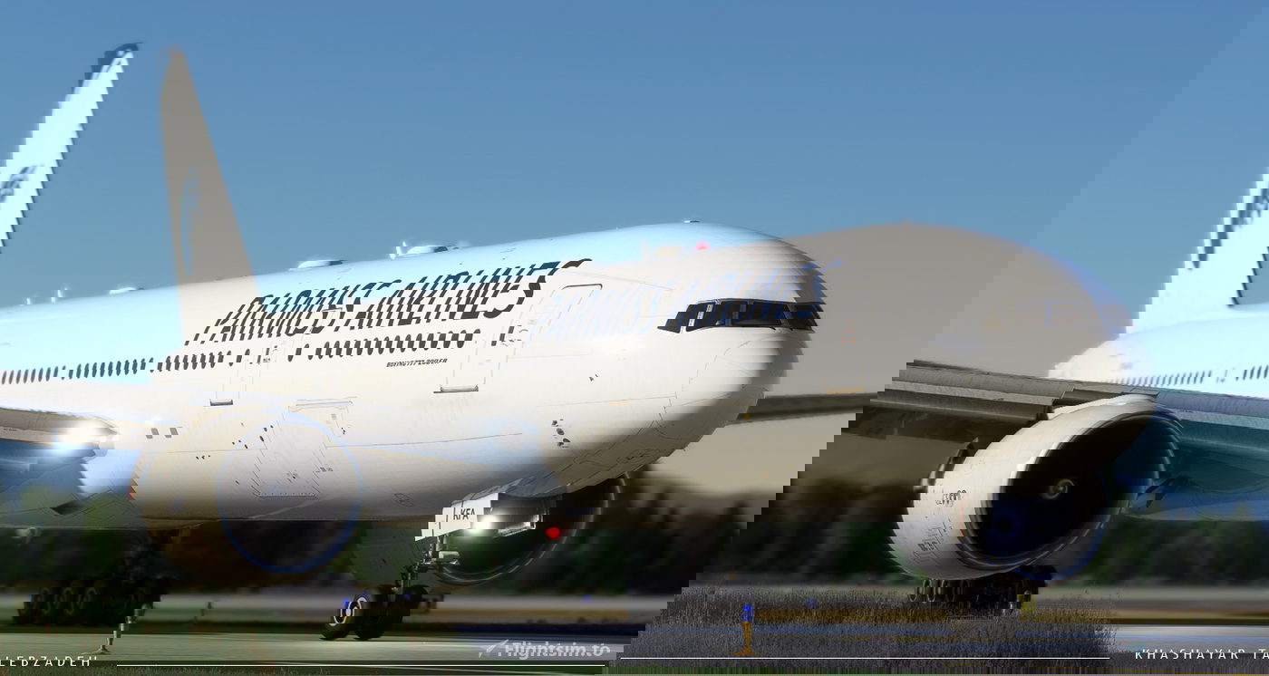 [KT] CS Boeing 777-200 ER Parmiss Airlines (EP-KFA) for Microsoft Flight Simulator | MSFS